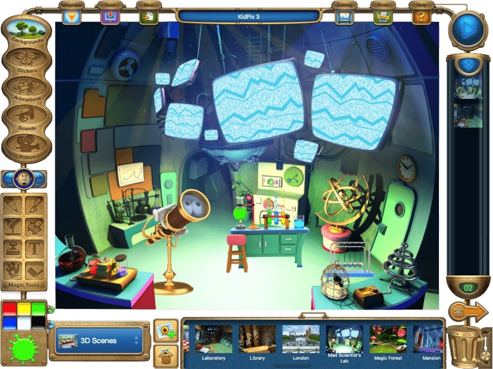 KID PIX 5 - Top Features